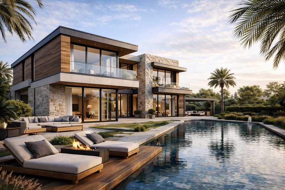 Luxury villa - Работа из галереи 3D Моделей