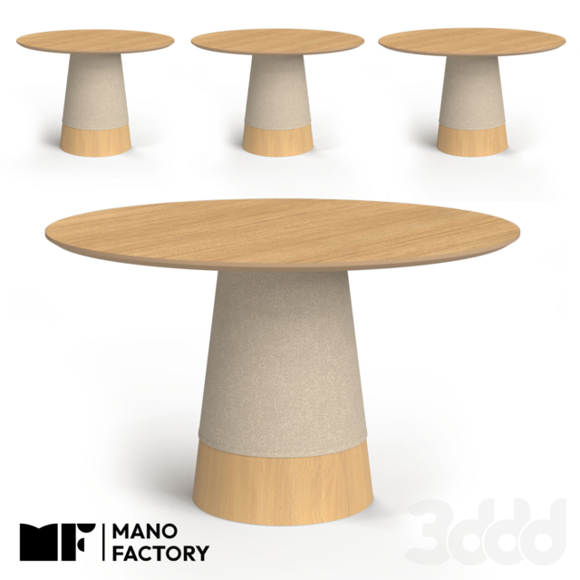 (OM) VOLAN FABRIC обеденный стол от MANO FACTORY