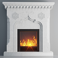 Arabic Fireplace 3D model - Fireplace - 3D model