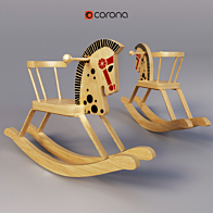 sixay furniture PARIPA | Rocking Horse - Toy - 3D model