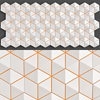 Futuristic 3D Wall Panel - 3D panel - 3D model