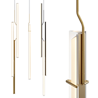 Vibia_Halo Lineal - Pendant light - 3D model
