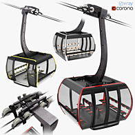Cableway - Transport - 3D model