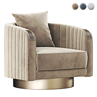 Dyna St Clair Swivel Chair - Arm chair - 3D model