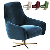 Dyna St Clair Swivel Chair - Arm chair - 3D model