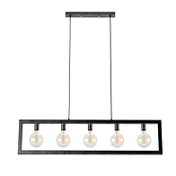Furnwise - Industrial Ceiling Light Aiden 7L - Pendant light - 3D model