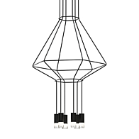 Vibia Wireflow 0299 - Pendant light - 3D model