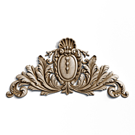 Cartouche 013 - Decorative plaster - 3D model