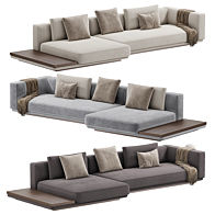 Minotti Horizonte Modular Sofa 08 - Sofa - 3D model