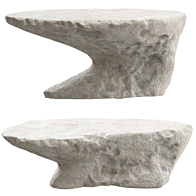 tree trunk table - Table - 3D model