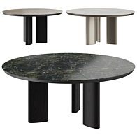 Poliform Tribeca Table Set x 3 - Table - 3D model