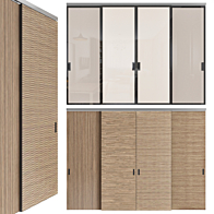 Sliding partitions in the style of Loft - Doors - 3D model