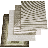 Painted Earth Rug - Carpets - 3D model