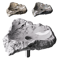 Vitruvit Shell Sink - Wash basin - 3D model