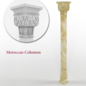 Moroccan column - Decorative plaster - 3D model