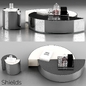 Minotti Shields Coffee Tables - Table - 3D model