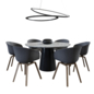 Hay - ACC 23 Set - Table + Chair - 3D model