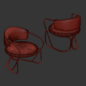 A-Round Chair - Arm chair - 3D model