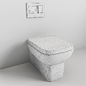 Kohler toilet white - Унитаз и Биде - 3D модель