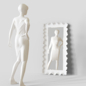 Atoll Rectangular Mirror - Mirror - 3D model