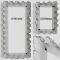 Atoll Rectangular Mirror - Mirror - 3D model