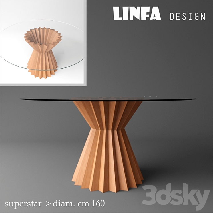 LINFA "superstar" - Table - 3D model