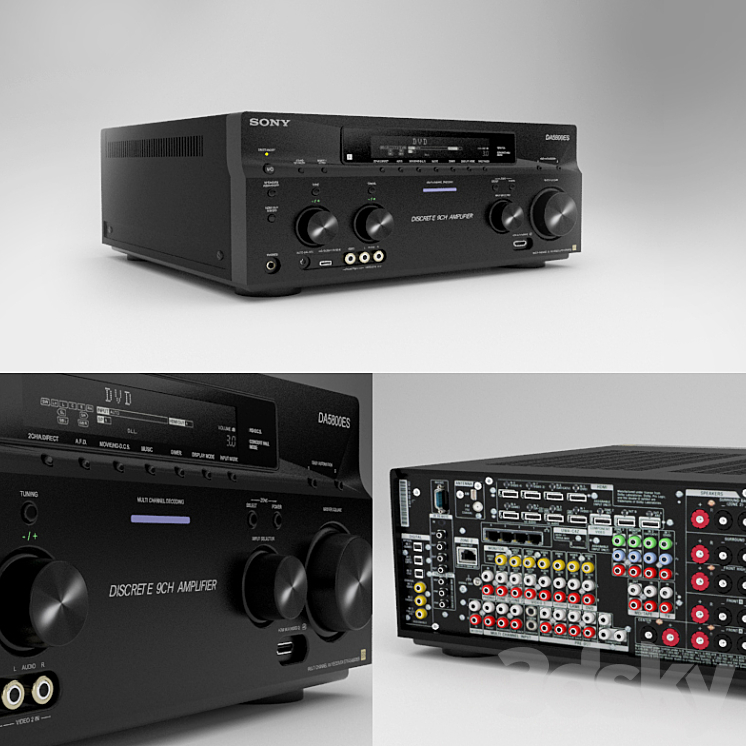 SONY STR DA5800ES - Audio tech - 3D model