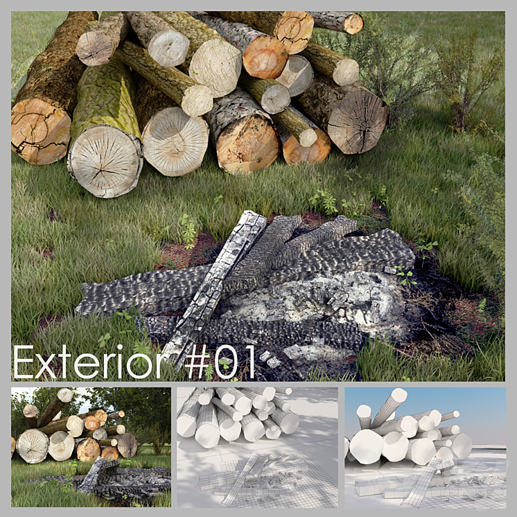 Exterior models # 01 - Environment elements - 3D model