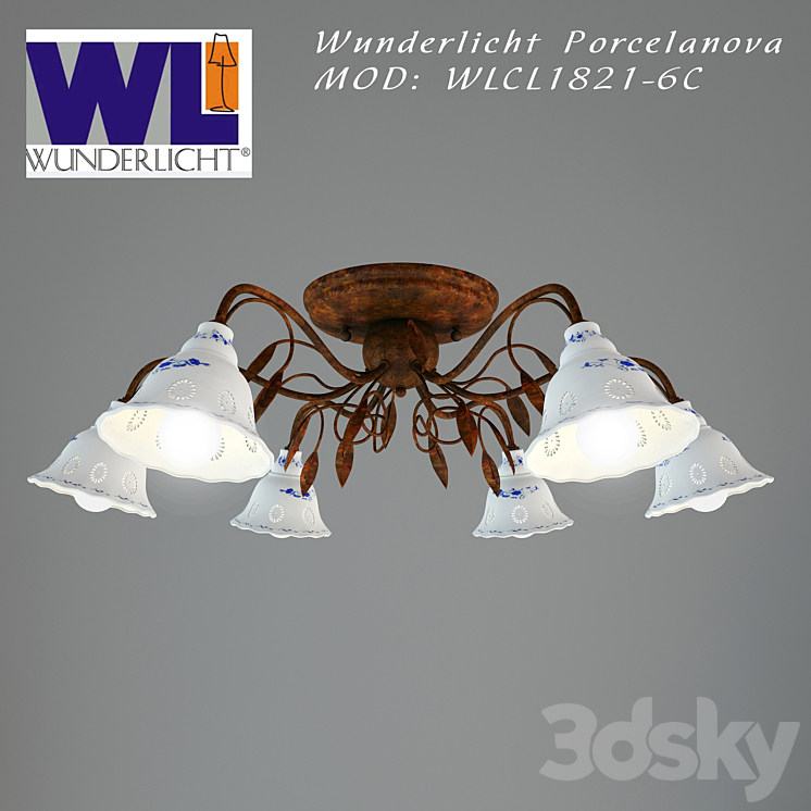 Wunderlicht - Ceiling lamp - 3D model