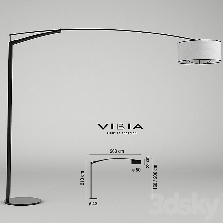 Vibia Balance - Floor lamp - 3D model