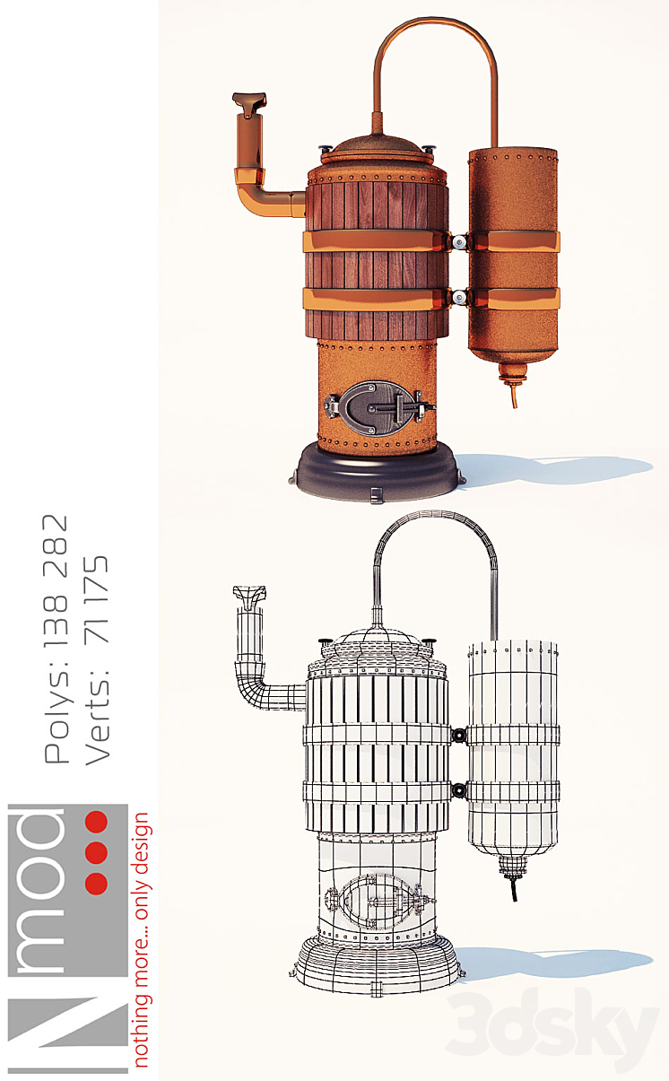 Distiller - Restaurant - 3D model