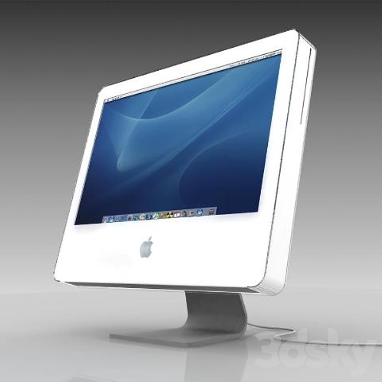 monitor the iMac from Apple - PC & other electronics - 3D model