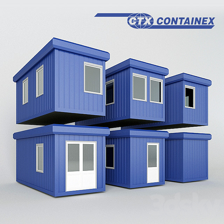 PROFI Office-containex containers - Building - 3D model