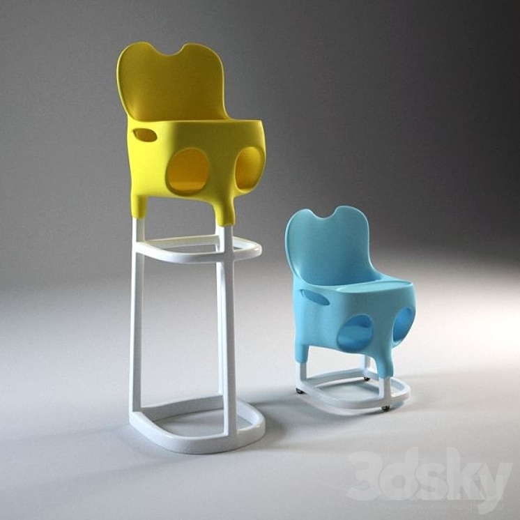 Anteater, children chair - Table + Chair - 3D model