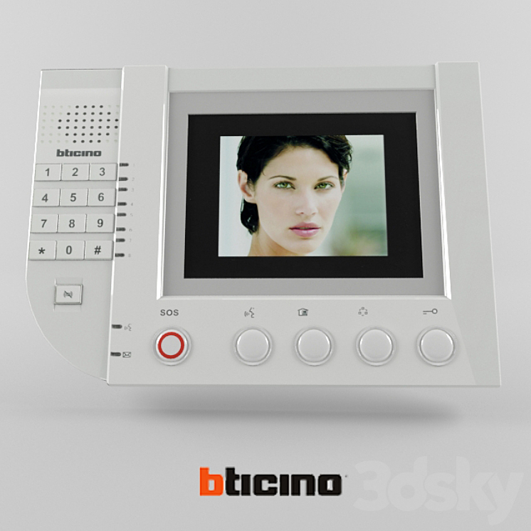 bticino video intercom - PC & other electronics - 3D model