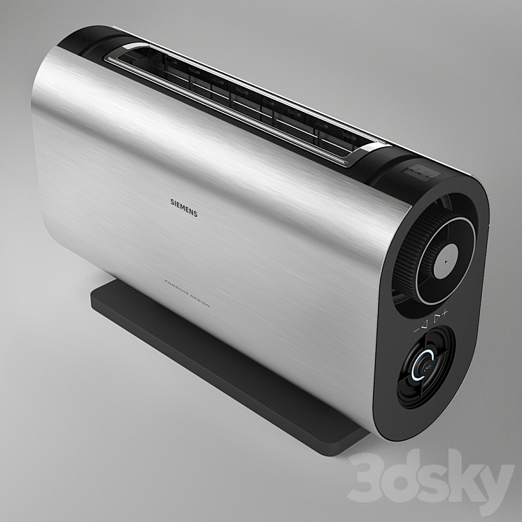 Toaster - Siemens Porsche Design - Kitchen appliance - 3D model