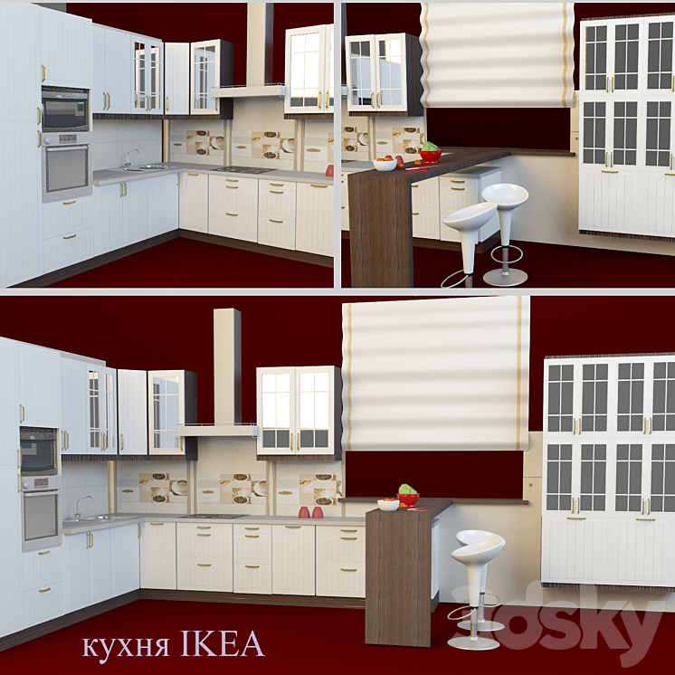Ikea Kitchen - Kitchen - 3D model