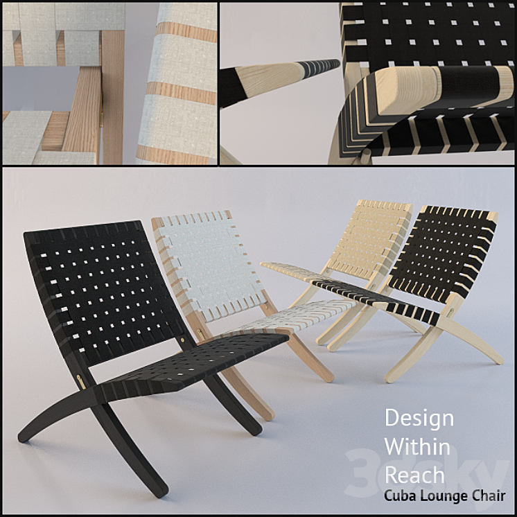 Cuba Lounge Chair - Chair - 3D model