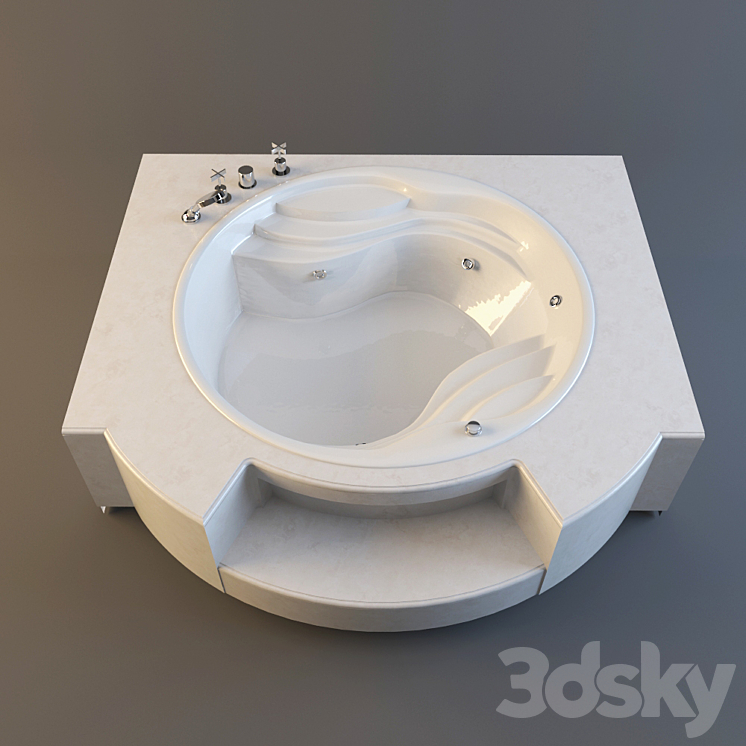 [3DSKY] Integrated Bath 3D Model | NEW UPDATE 2023