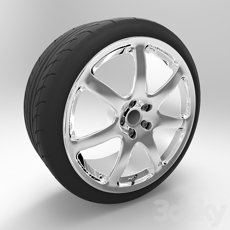 TVR Wheel - Transport - 3D model