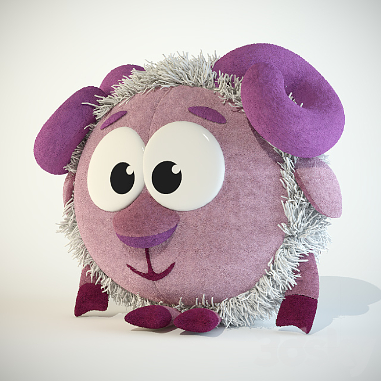 [3DSKY] Smeshariki Barash 3D Model | NEW UPDATE 2023