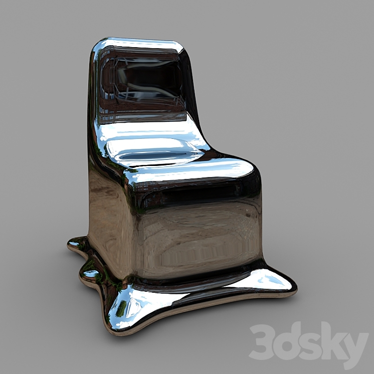 Melting chair - Chair - 3D model