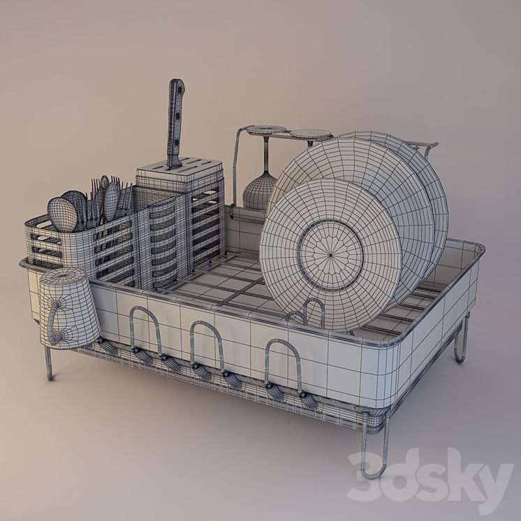 Simplehuman Dish Rack - Other kitchen accessories - 3D model