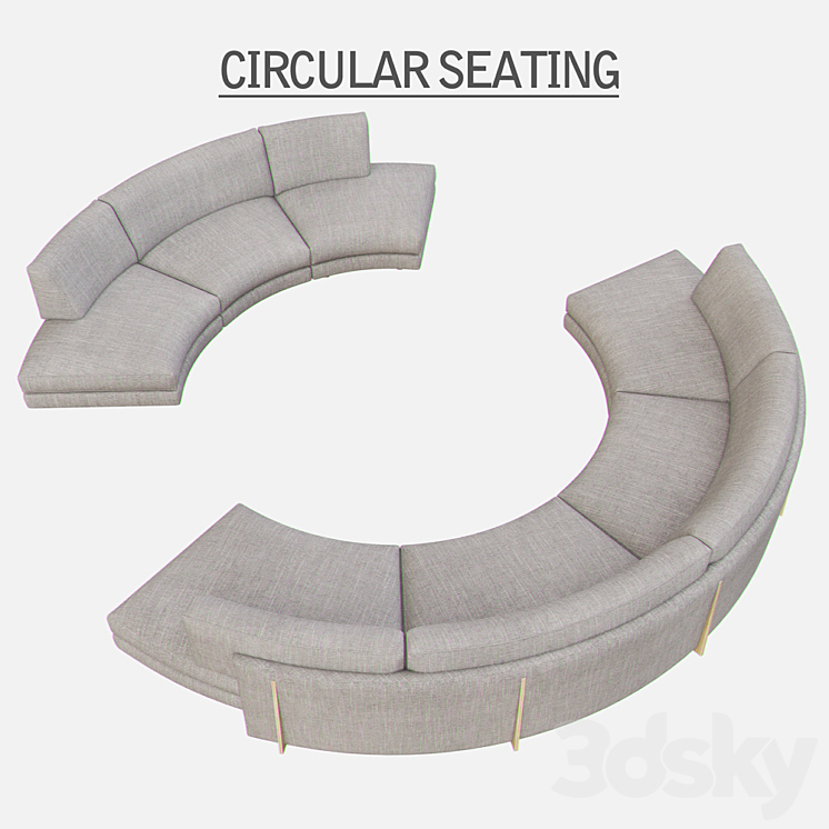 CIRCULAR Seating - Other soft seating - 3D model