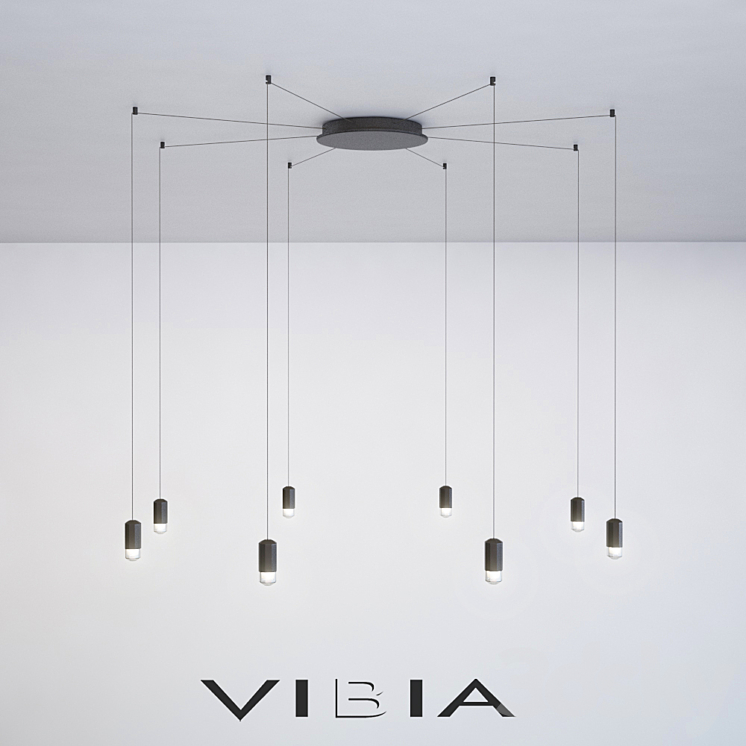 VIBIA WIREFLOW 0355 - Pendant light - 3D model
