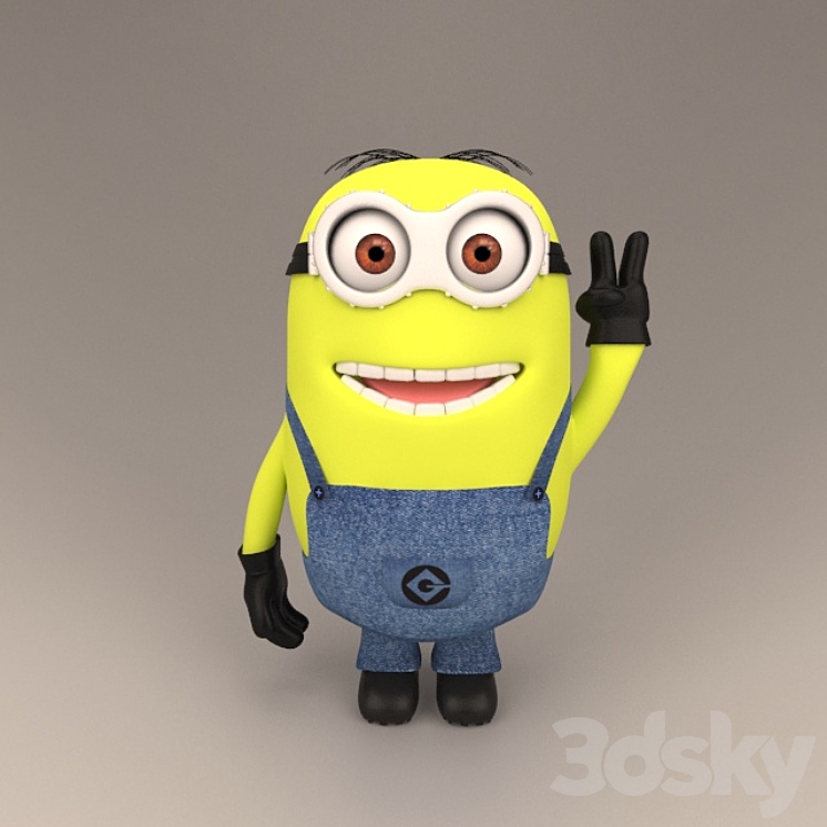 Minion 3D Model - 3DSKY Decor Helper