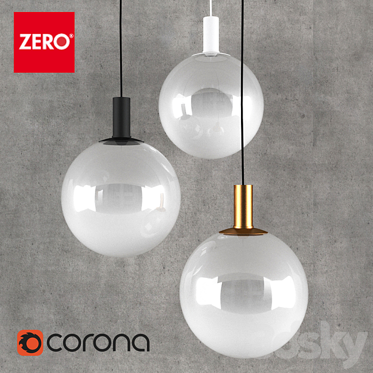 Zero Fog - Pendant light - 3D model