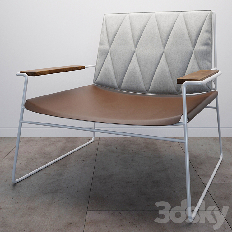 jardan seb - Arm chair - 3D model