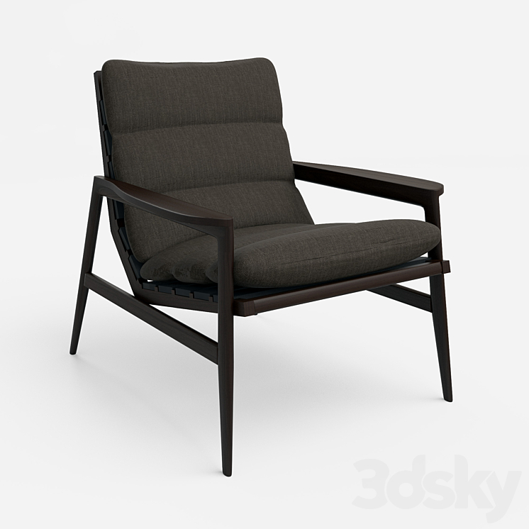 ipanema chair poliform - Arm chair - 3D model