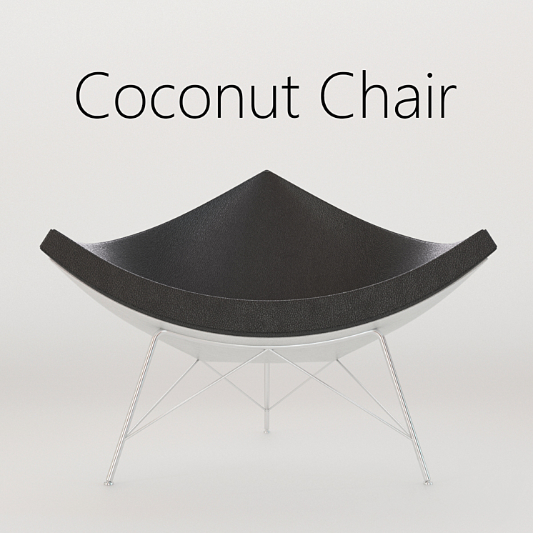 Coconut Chair - Arm chair - 3D model